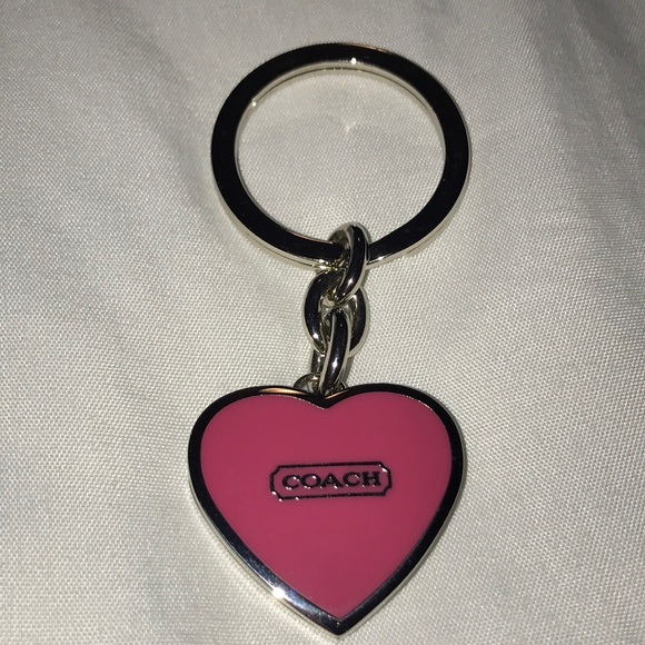Coach | Accessories | Coach Signature Heart Photo Locket Key Chain ...